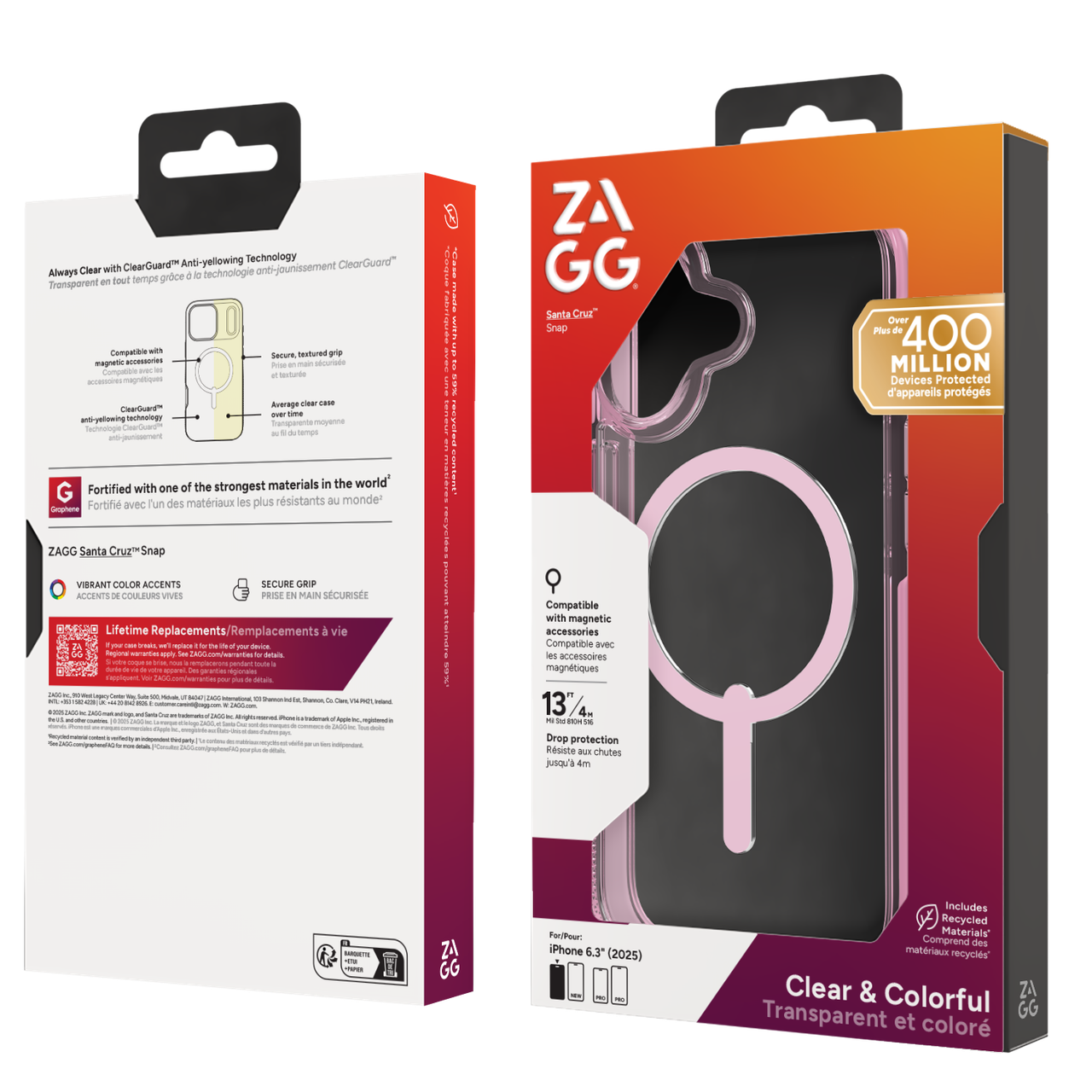Santa Cruz Snap Case | iPhone 17, Pink Sorbet