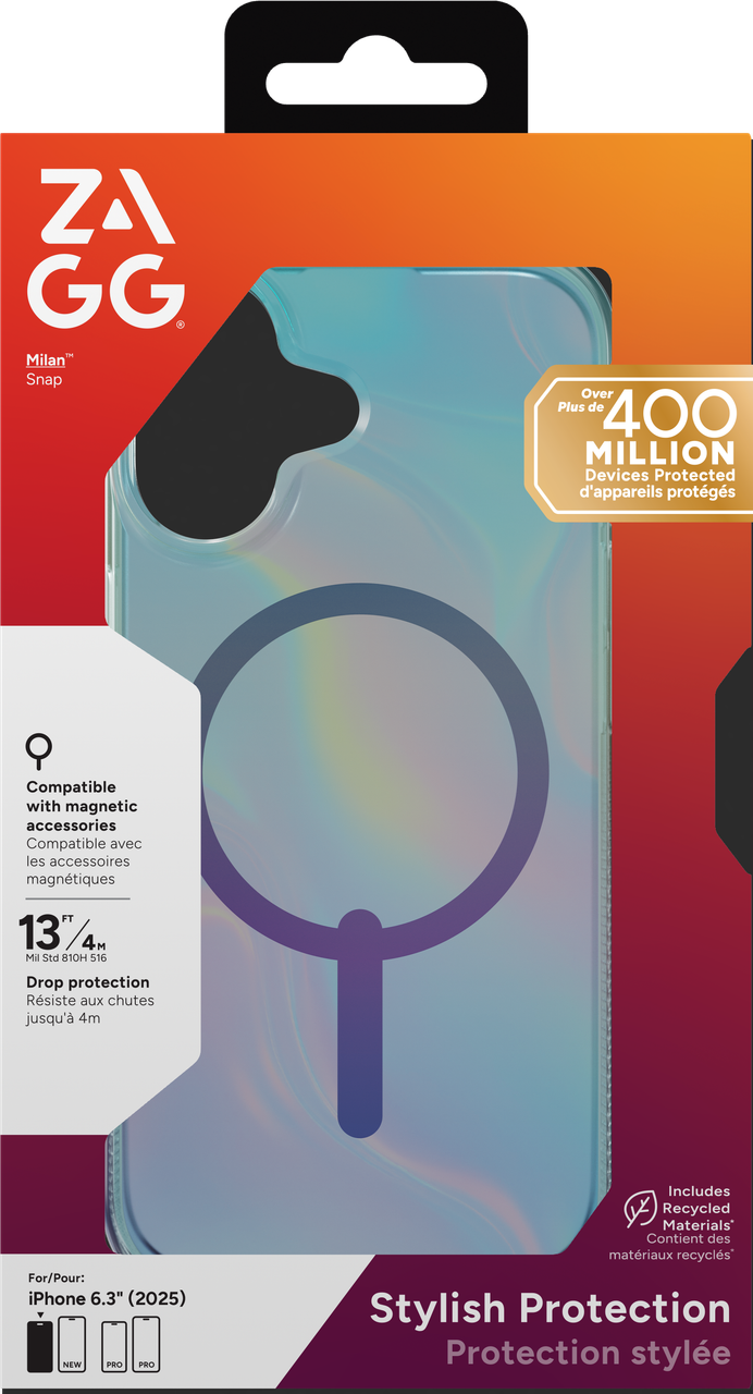 Milan Snap Case | iPhone 2025, Iridescent Bubble