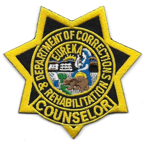 CDCR Counselor Star Badge Patch