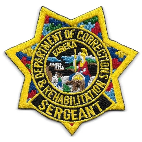 CDCR Autism Awareness Sergeant Star