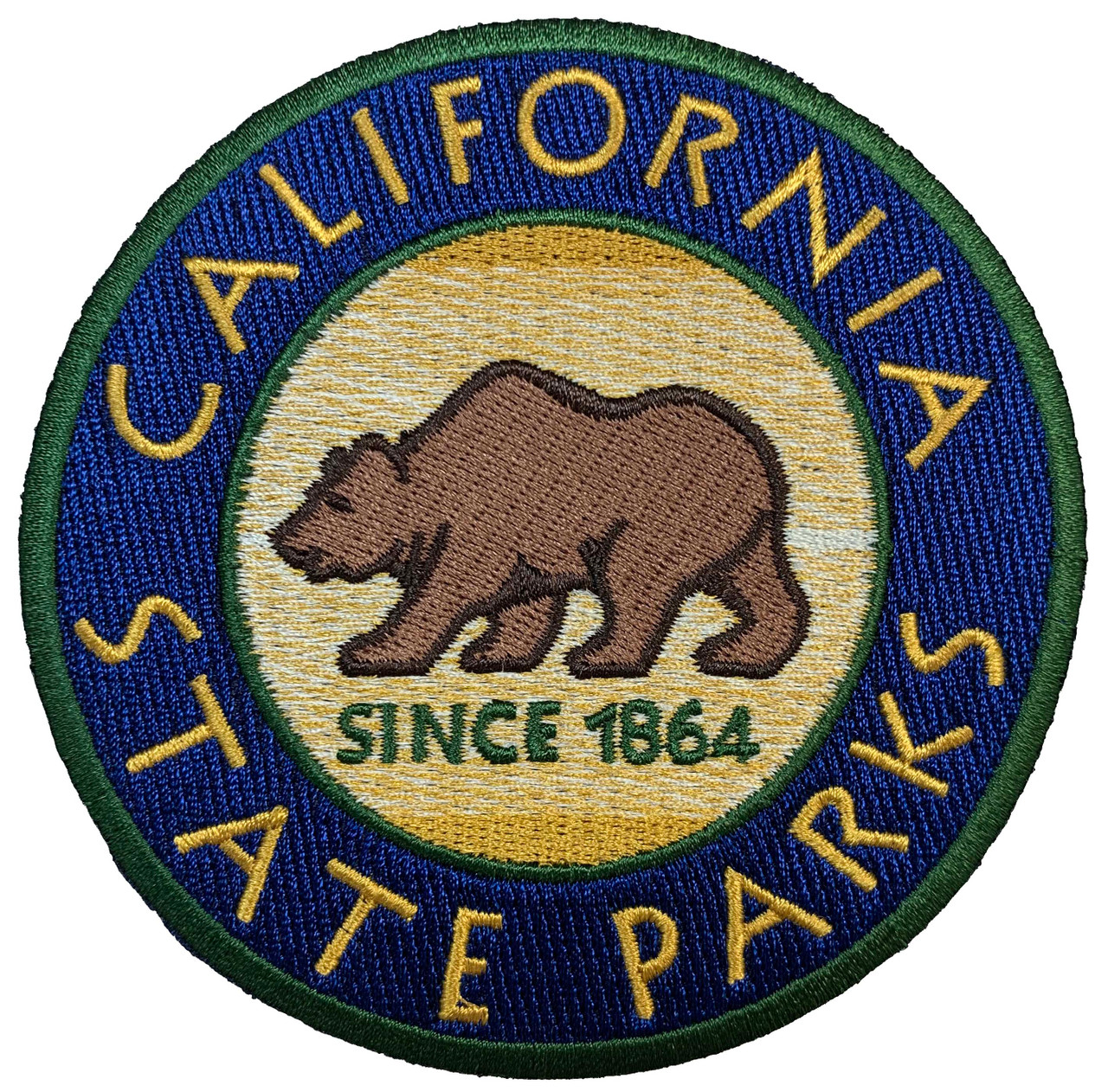 CA State Parks 4" Circle Shoulder Patch (Pair) - Advantage Gear, Inc.