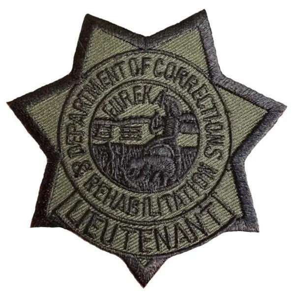 CDCR Lieutenant Star OD Green/Black