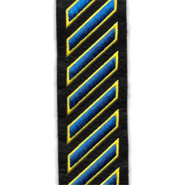 BC-29 Service Stripes – Continuous CHP Blue/Gold/Black Felt