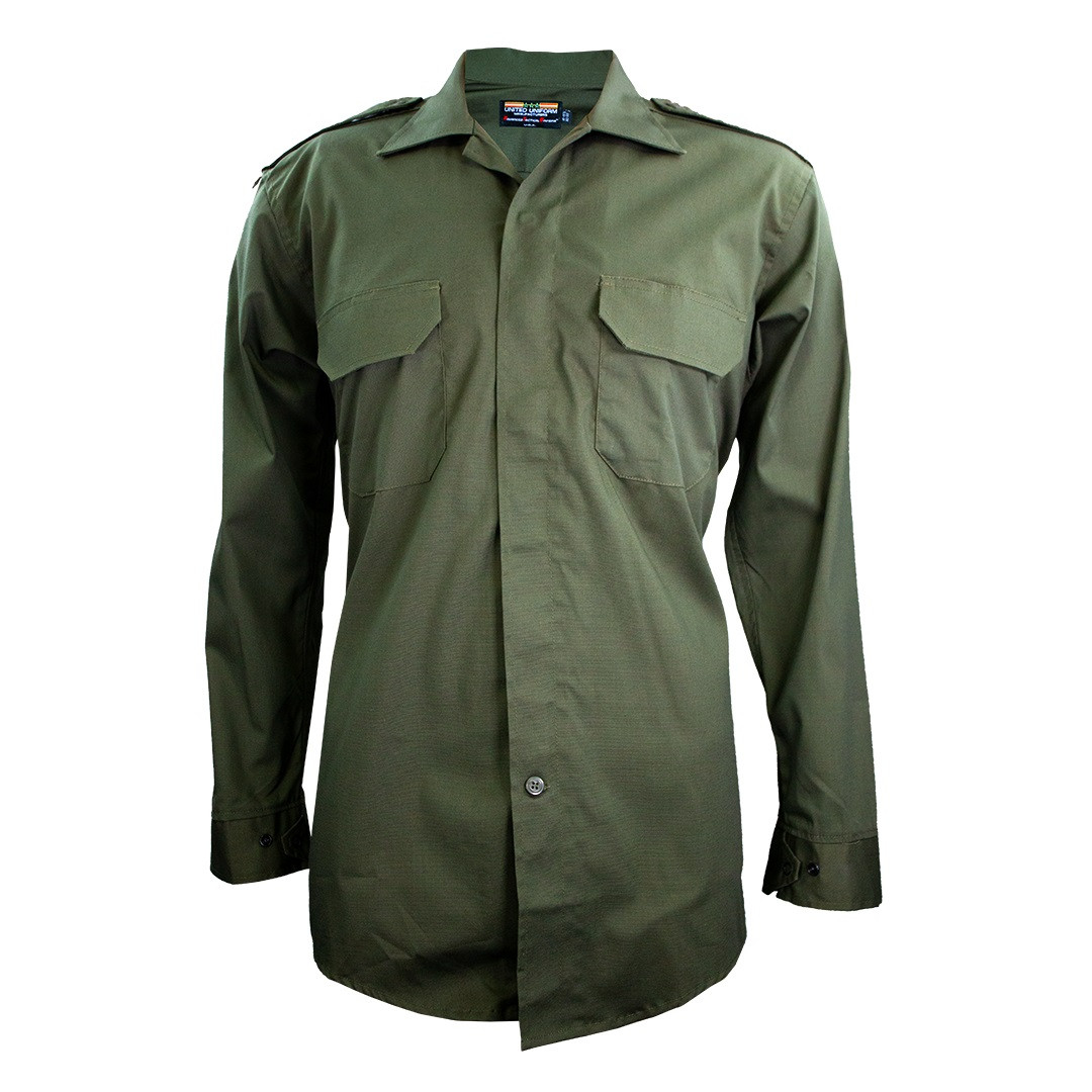 UM11267,CDCR Class C Line Duty Mini Rip Stretch Shirt Long Sleeve Green ...