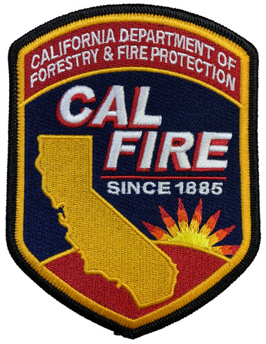 Cal Fire Shoulder Patch (pair) , California fire department shoulder ...