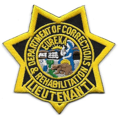 BC-4AR cdcr patch, CDCR Lieutenant Star Badge, correctional officer ...