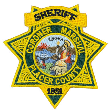 Placer County Sheriff star, Placer County Sheriff's badge star Placer ...