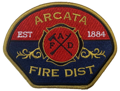 Arcata Fire Department Patches (Pair) , Cal fire , CAL FIRE shoulder ...
