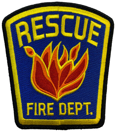 Rescue Fire patch pair, Rescue Fire department patches Rescue Fire ...