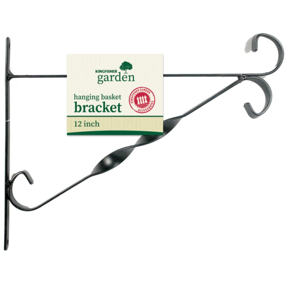 Kingfisher Garden Hanging Basket Bracket - 12 Inch