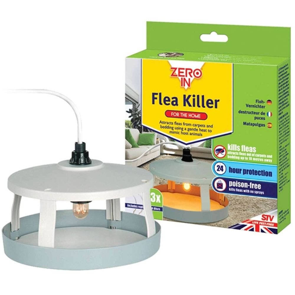 STV Zero In ZER020 Flea Killer - Effective Plug-in Trap for Flea Control