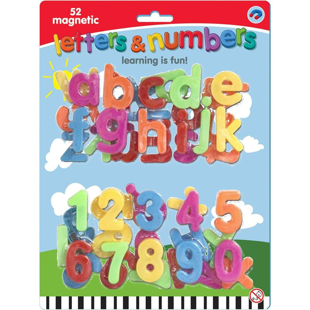kandy toys 52pc Magnetic Plastic Letters & Numbers