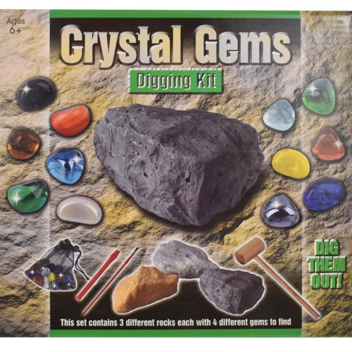 Crystal Gems Excavation Digging Kit - DDW Online