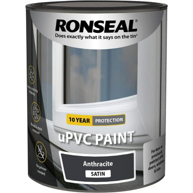 Ronseal UPVC Paint 750ml - Anthracite Satin