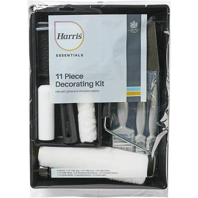 Harris Essentials 11pc Decorating Kit For Gloss & Emulsion