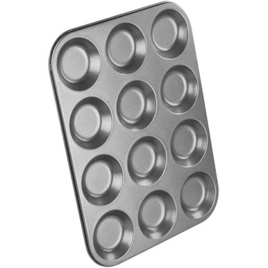 Chef Aid Shallow Bun Tin - 12 Cups