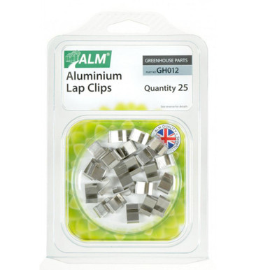 ALM Aluminium Lap Clips - GH012 (Pack of 25)