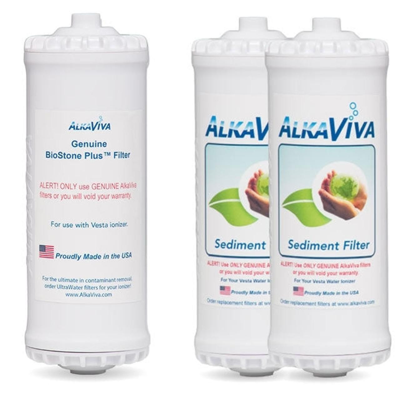 Mid Range Option - BioStone Plus Filter (Athena) - AlkaViva LLC