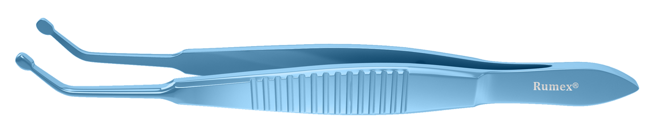 Compressing Lid Forceps (MGD) Titanium, Curved - 4-1913T - accuspire
