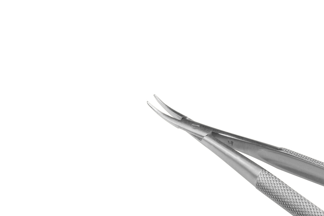 Shop Baby Barraquer Needle holder Curved With Lock