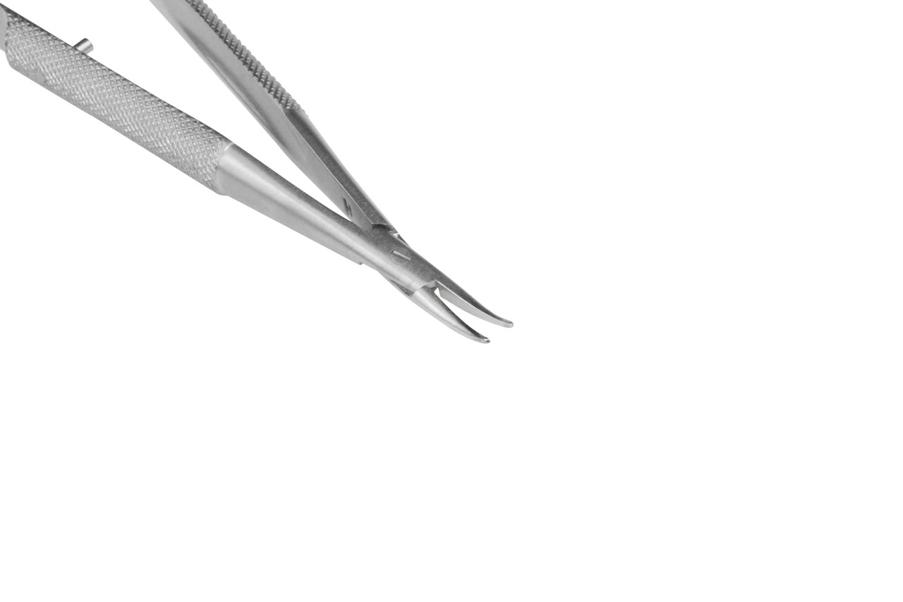 Shop Baby Barraquer Needle holder Curved With Lock