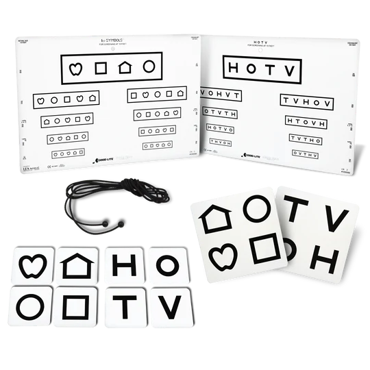LEA SYMBOLS®/HOTV Screening Wall Chart Set - accuspire