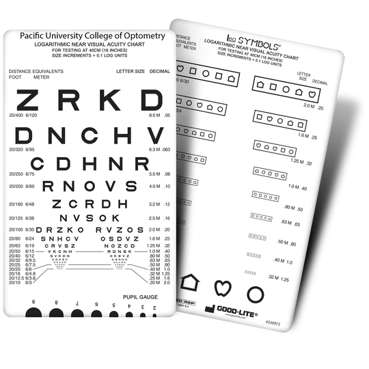 Pacific University College of Optometry Pocket Near Card LEA SYMBOLS ...