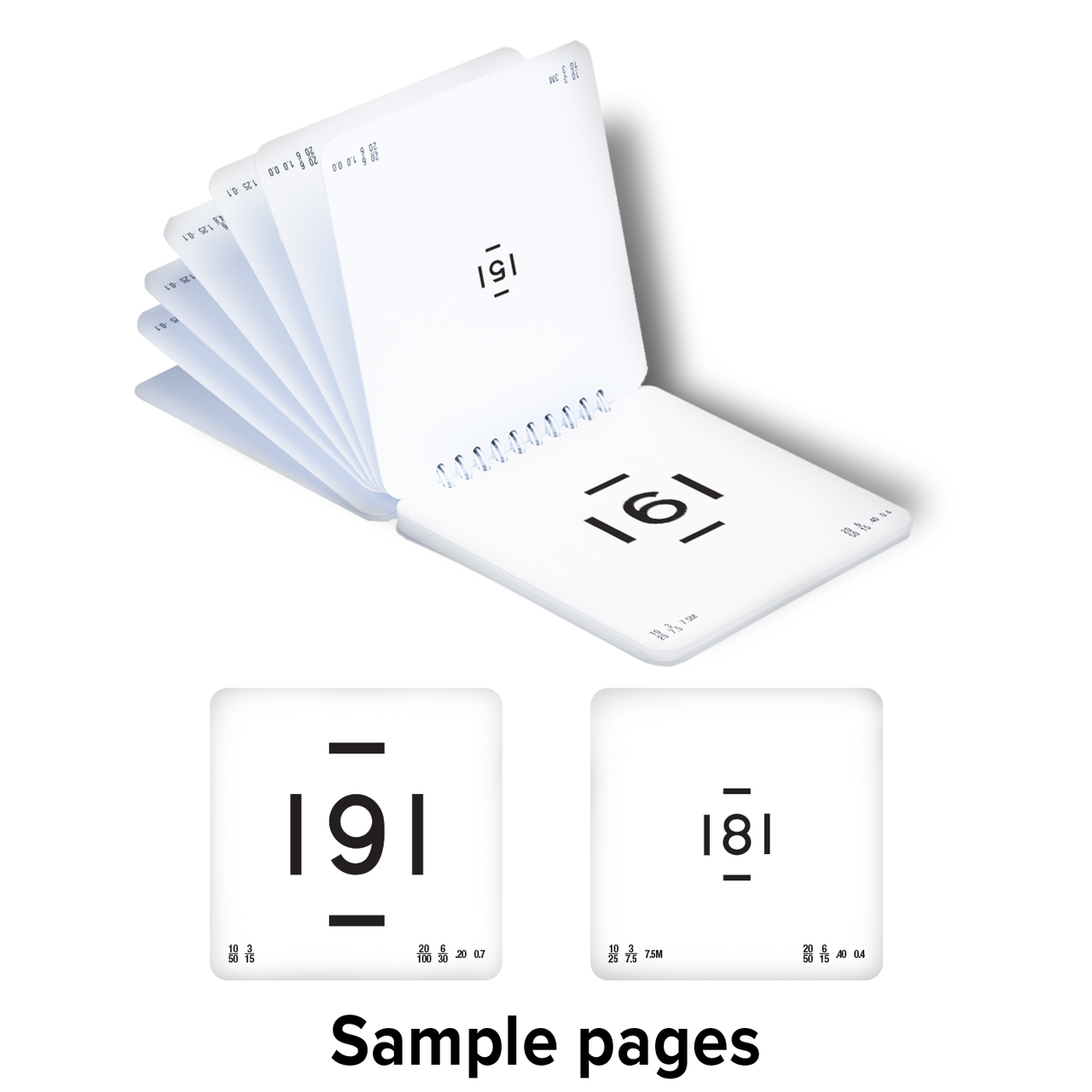 LEA NUMBERS® 50% Crowded Symbol Book - accuspire