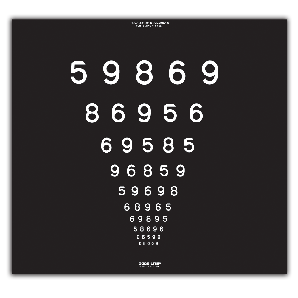 LEA NUMBERS® Macula Chart - accuspire