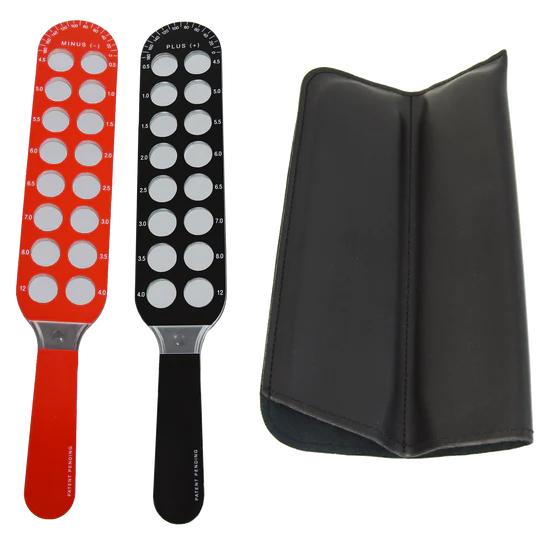 GL Retinoscopy Paddles w/Axis Compass - accuspire