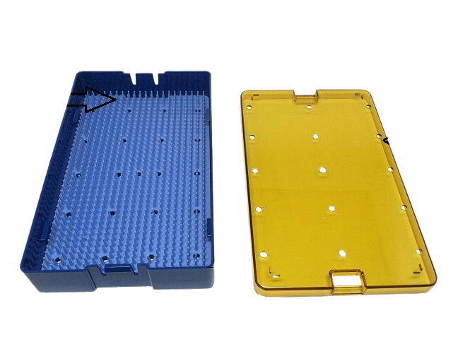 Plastic Micro Instrument Sterilization Tray 10'' x 6'' x 1.5''