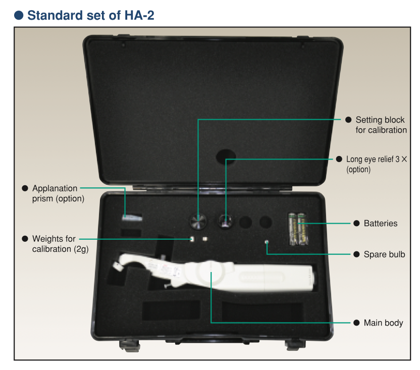 Kowa HA-2 Applanation Tonometer (Handheld) - accuspire