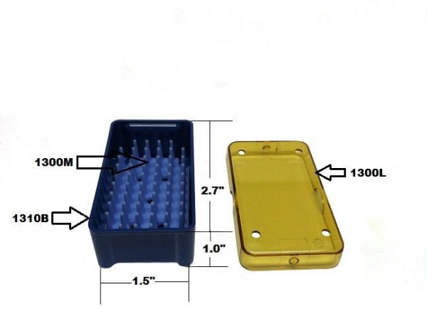 PST Micro Instrument Sterilization Tray 1.5'' x 2.7'' x 1.0'' - accuspire