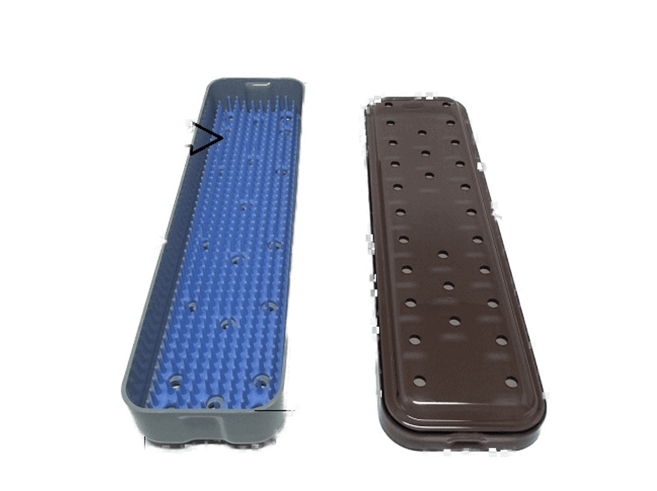 PST Scope Sterilization Tray 2.6'' W x 12'' L x 1.5'' H - accuspire