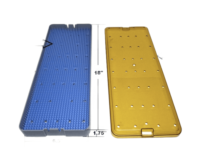 PST Micro Instrument Sterilization Tray 6.5'' X 18.0'' X 1.5''