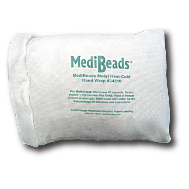 MediBeads Moist Heat/Cold Hand Wrap For Wrist and Small Elbows - accuspire