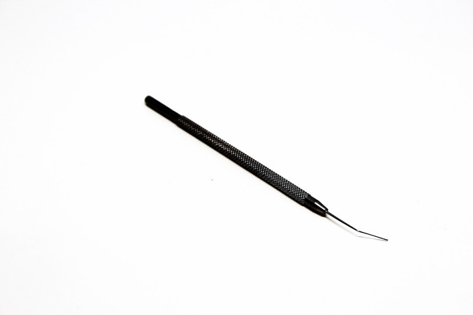 Iris Repositor 10mm Angled Tip, Stainless Steel - accuspire