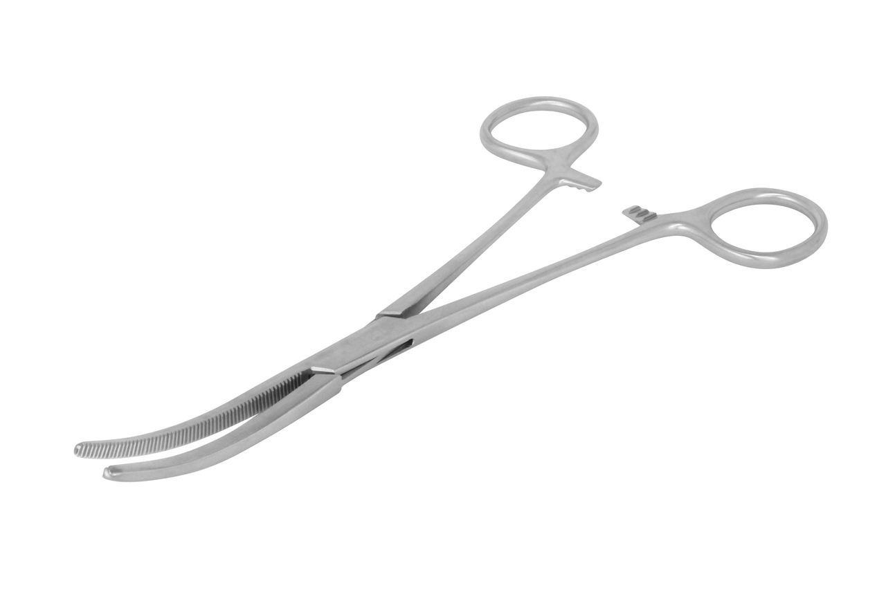 Rochester Pean Hemostat Forceps, Curved 18 cm (German Steel) - accuspire