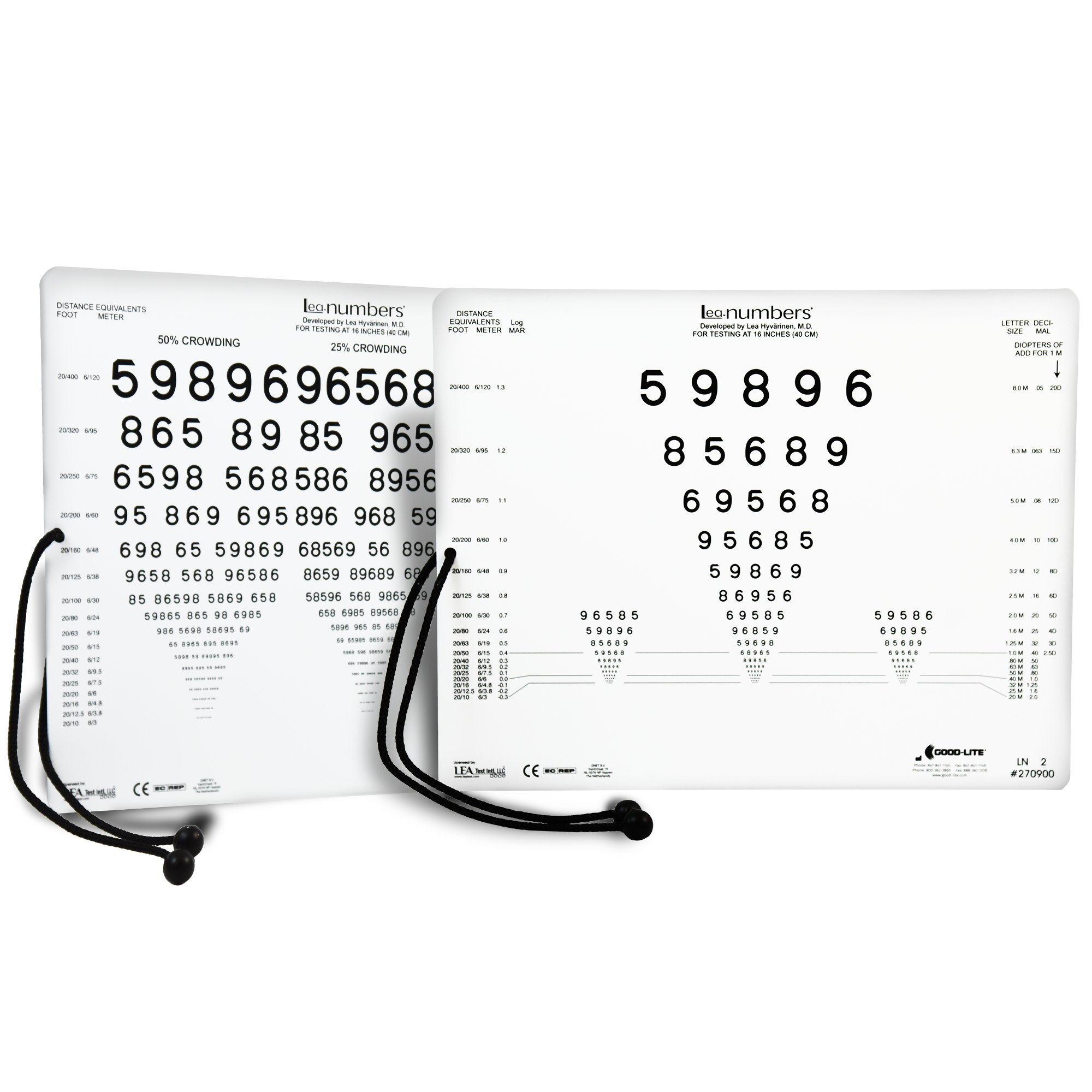 LEA NUMBERS® Near Vision Card - accuspire