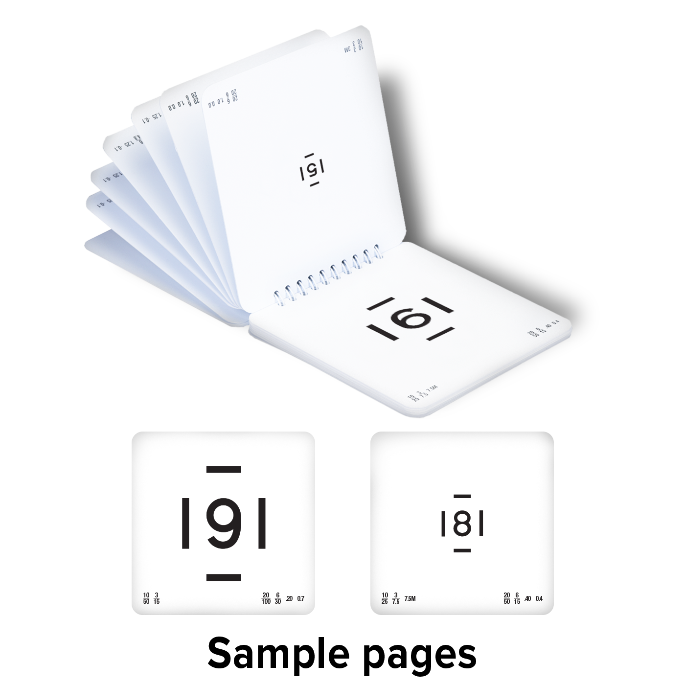 LEA NUMBERS® 50% Crowded Symbol Book - accuspire