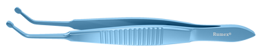 Compressing Lid Forceps (MGD) Titanium, Curved - 4-1913T - accuspire