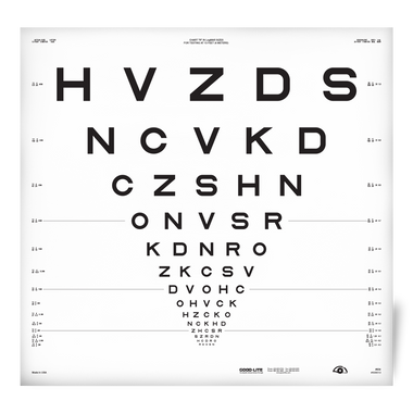 ETDRS Chart "R" for 13 feet (4 meters) - accuspire