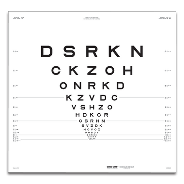 ETDRS Chart "2" for 10 feet (3 meters) - accuspire