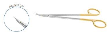 POTTS SMITH Scissors:HCC 25° Angled blades - 7,5” (19 cm) - accuspire