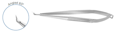 Diethrich-Potts Coronary Scissors: Angled 60°, Flat handle, 15 mm micro ...