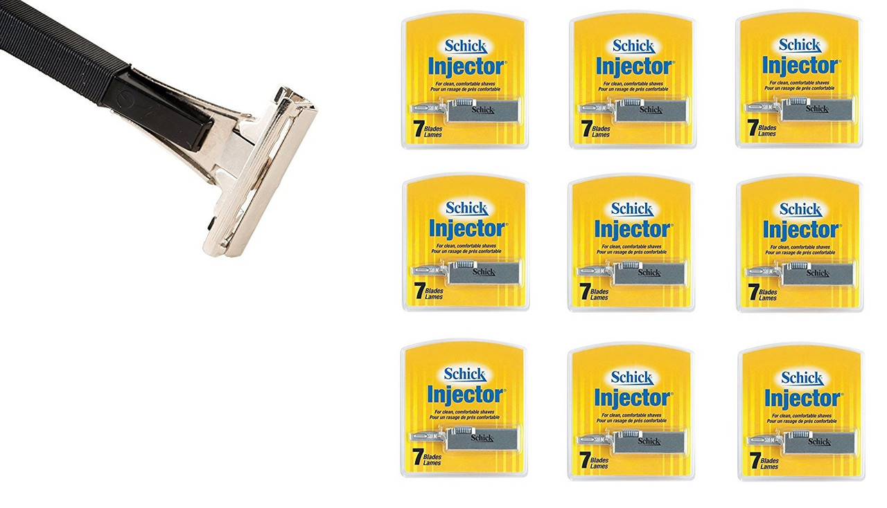 Shave Classic Single Edge Razor Handle with Schick Injector Refill ...