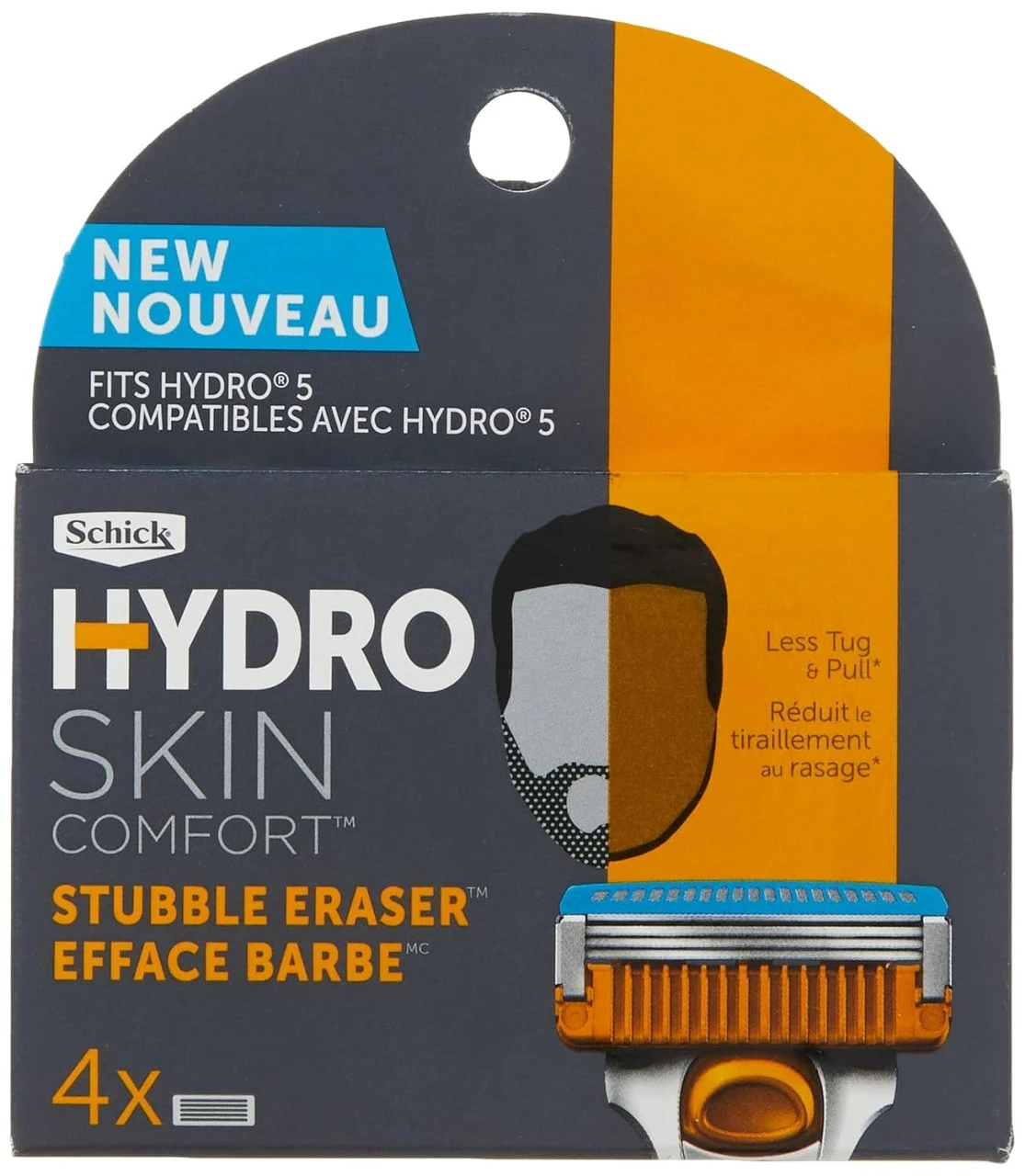 Schick Hydro Skin Comfort Stubble Eraser Razor Refills, 4 ct - Razors ...