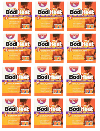 Beyond BodiHeat, Neck, Shoulder, Wrist Heating Pad, 6 Hours of Pain ...