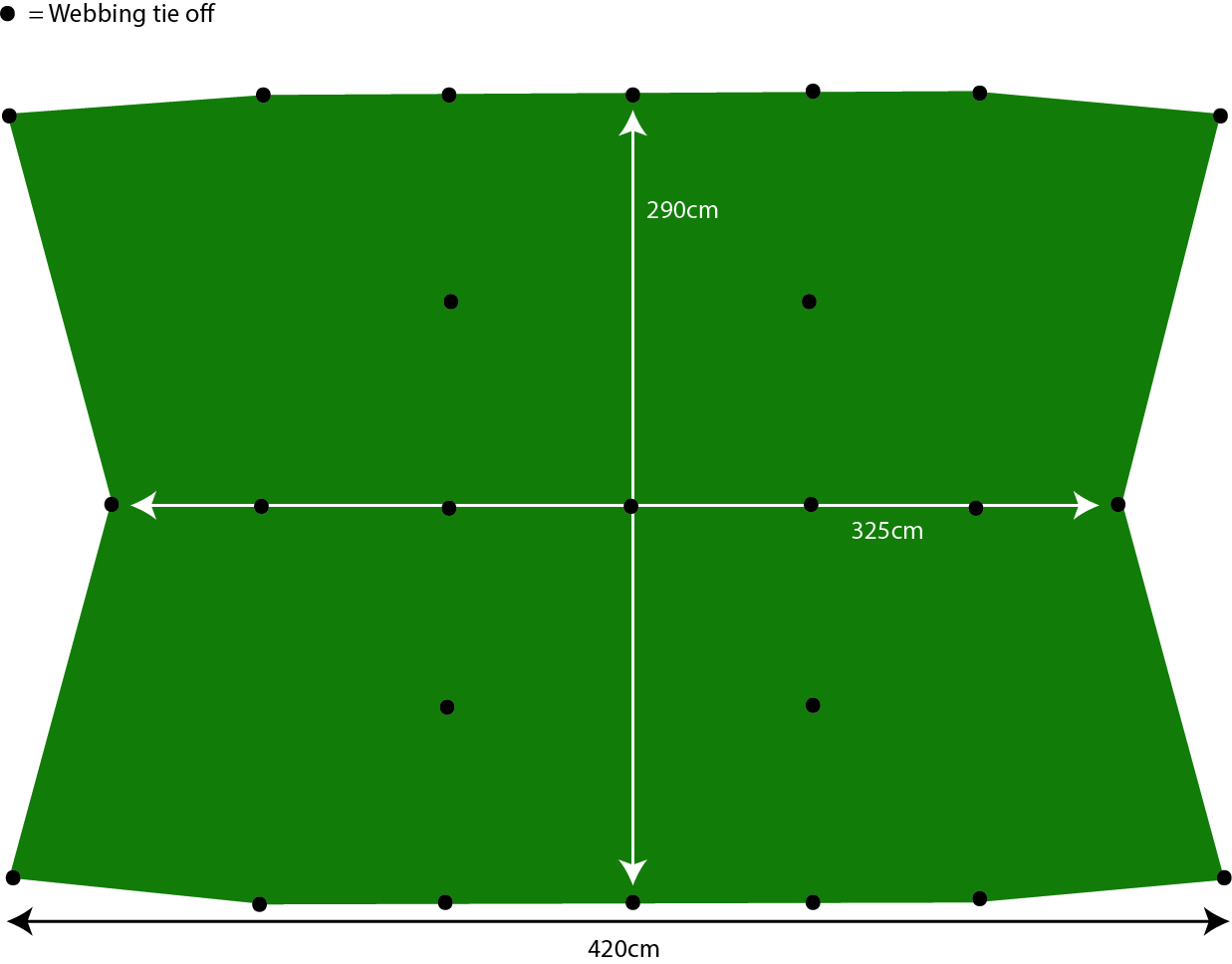Heavy Duty Canvas Tarp for Bushcraft and Outdoor Pursuits