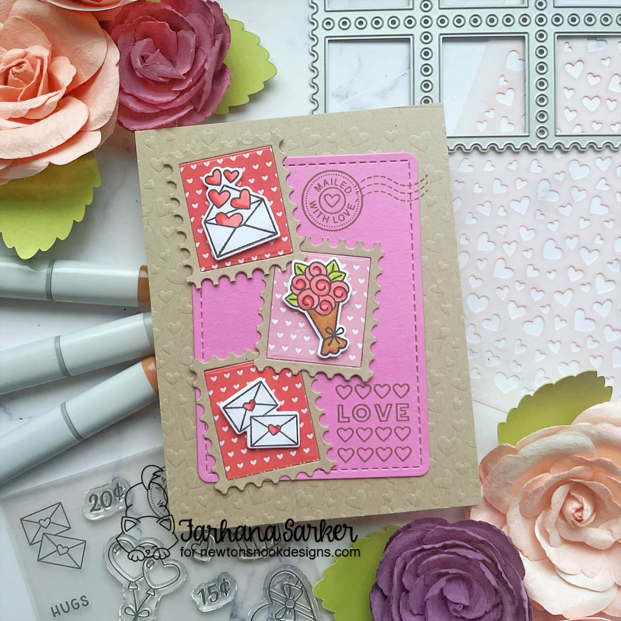Valentine Postage Sampler